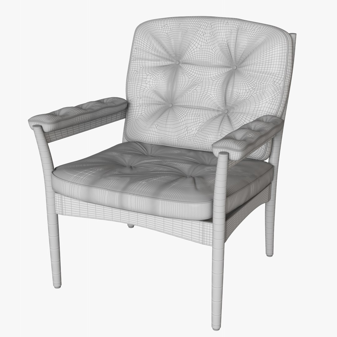 Gote Mobler Chair 3D Model - TurboSquid 1349623