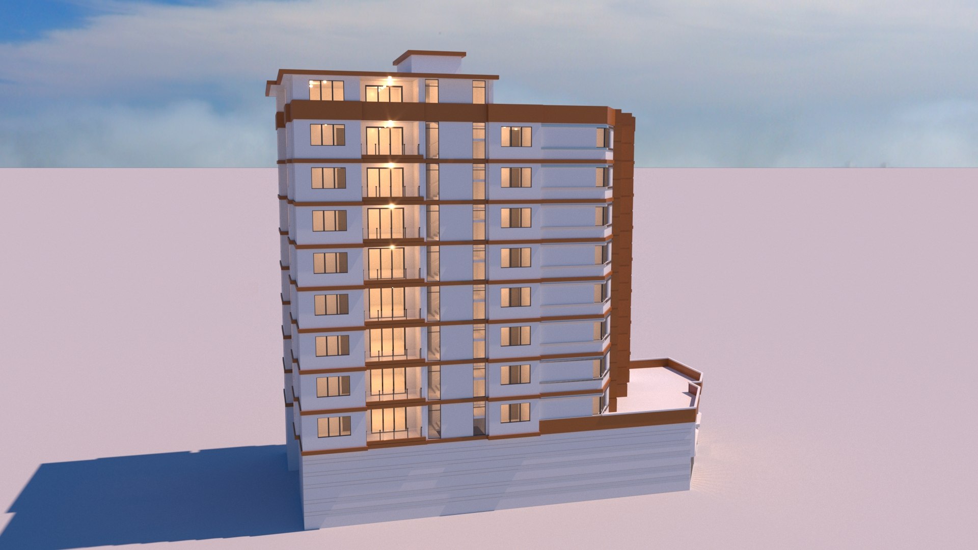 3D Building Plan 401 - TurboSquid 2033062