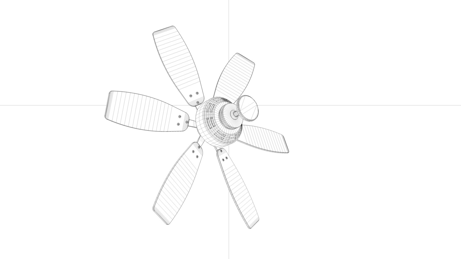 Ceiling Fan 3D Model - TurboSquid 2102720