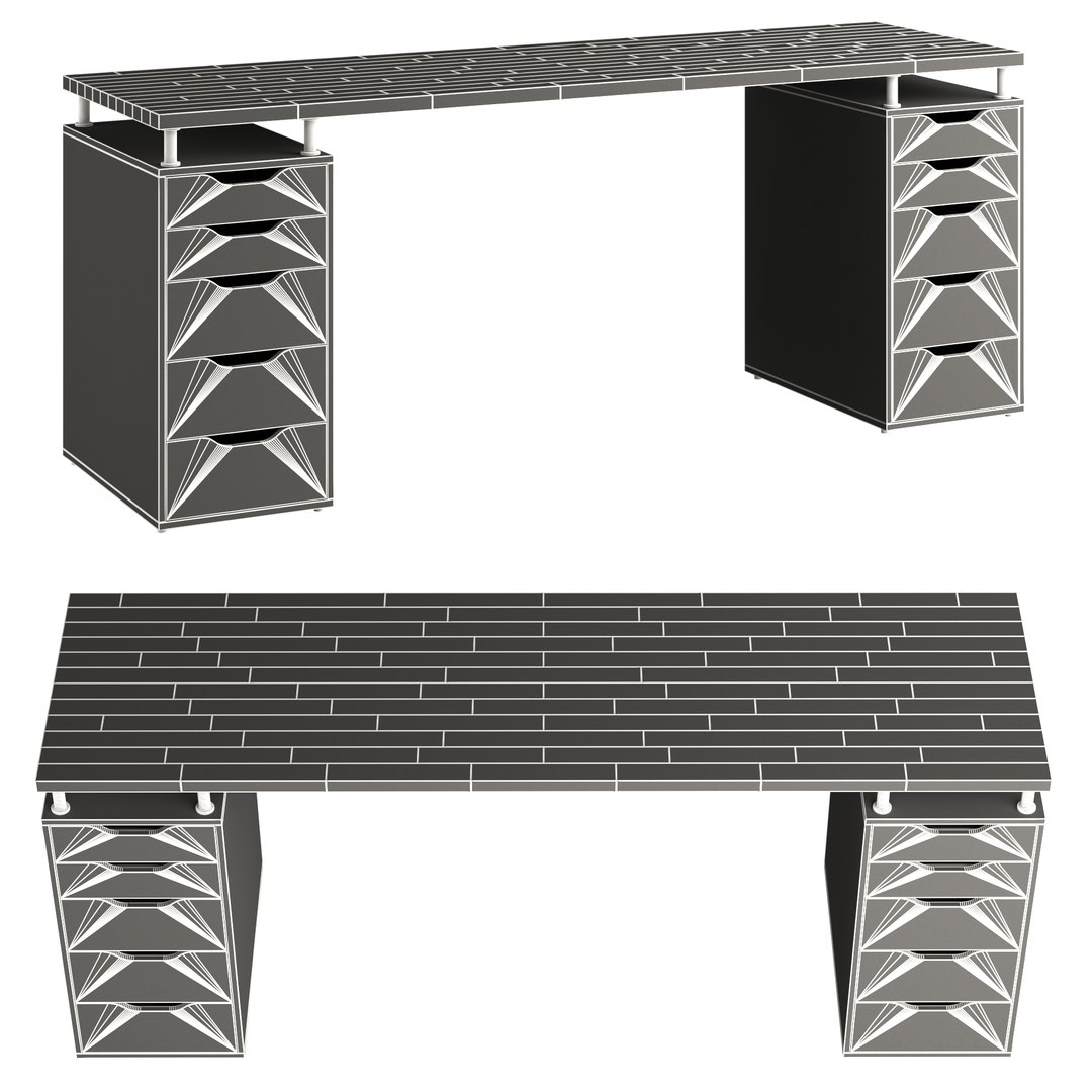 3D Computer Table - TurboSquid 2023672