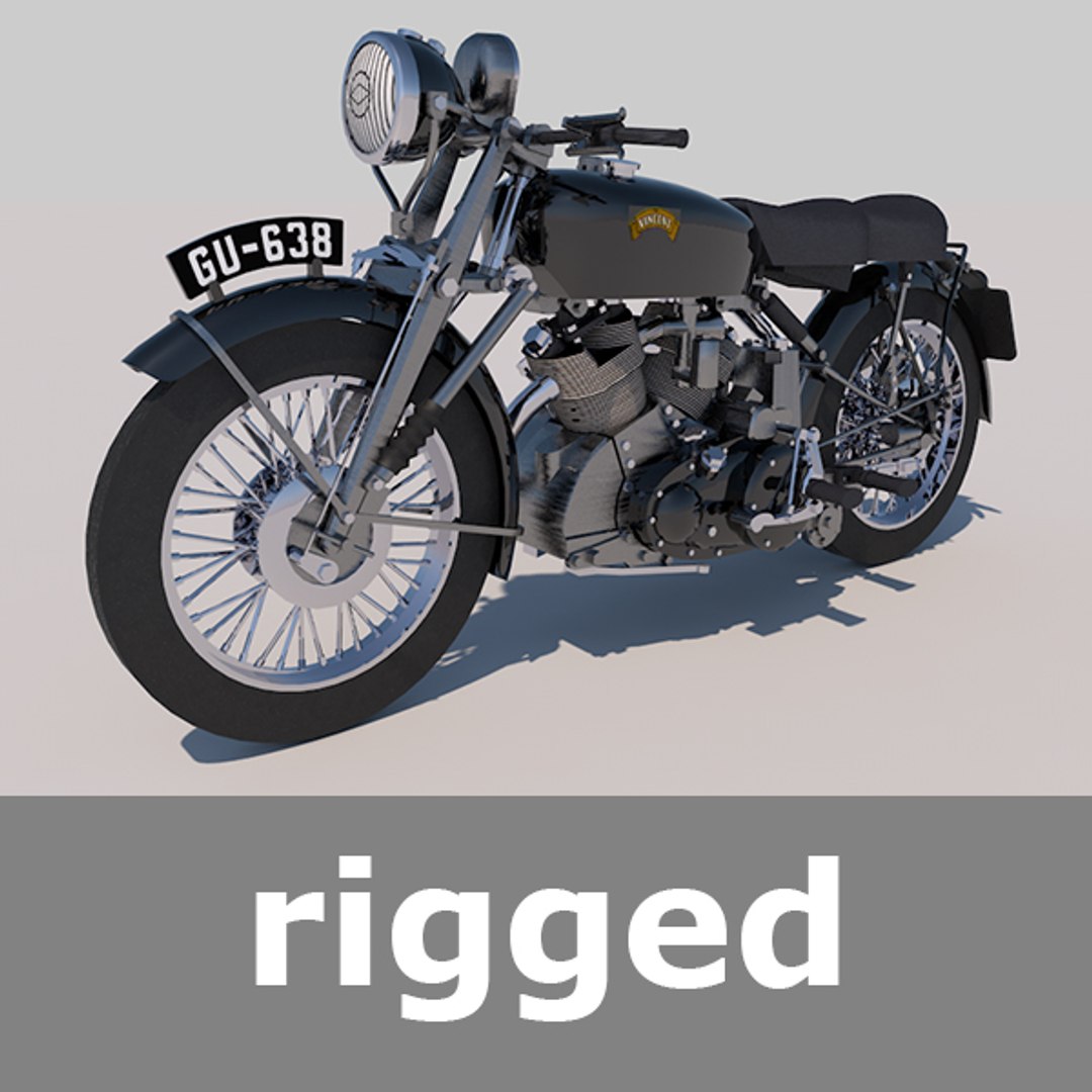 Dxf Vincent Black Shadow 1949