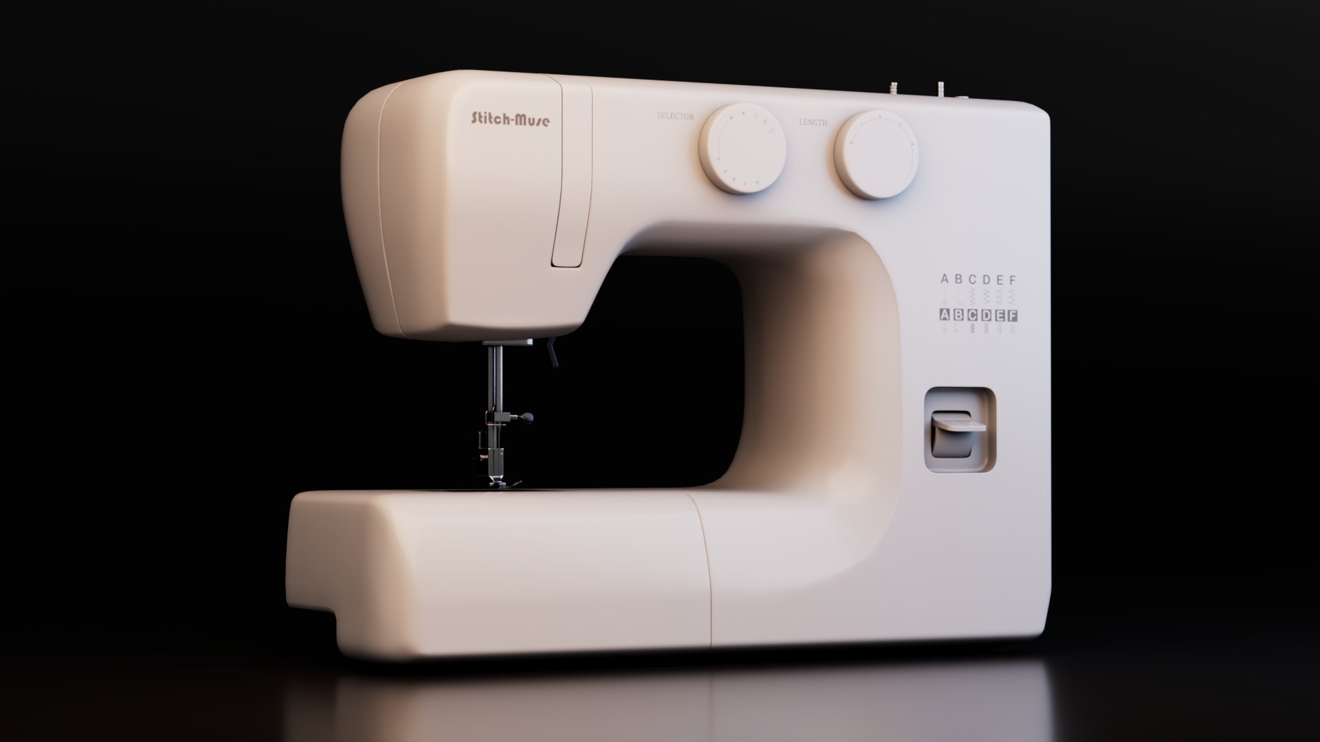 Sewing Machine 3D Model - TurboSquid 2420108