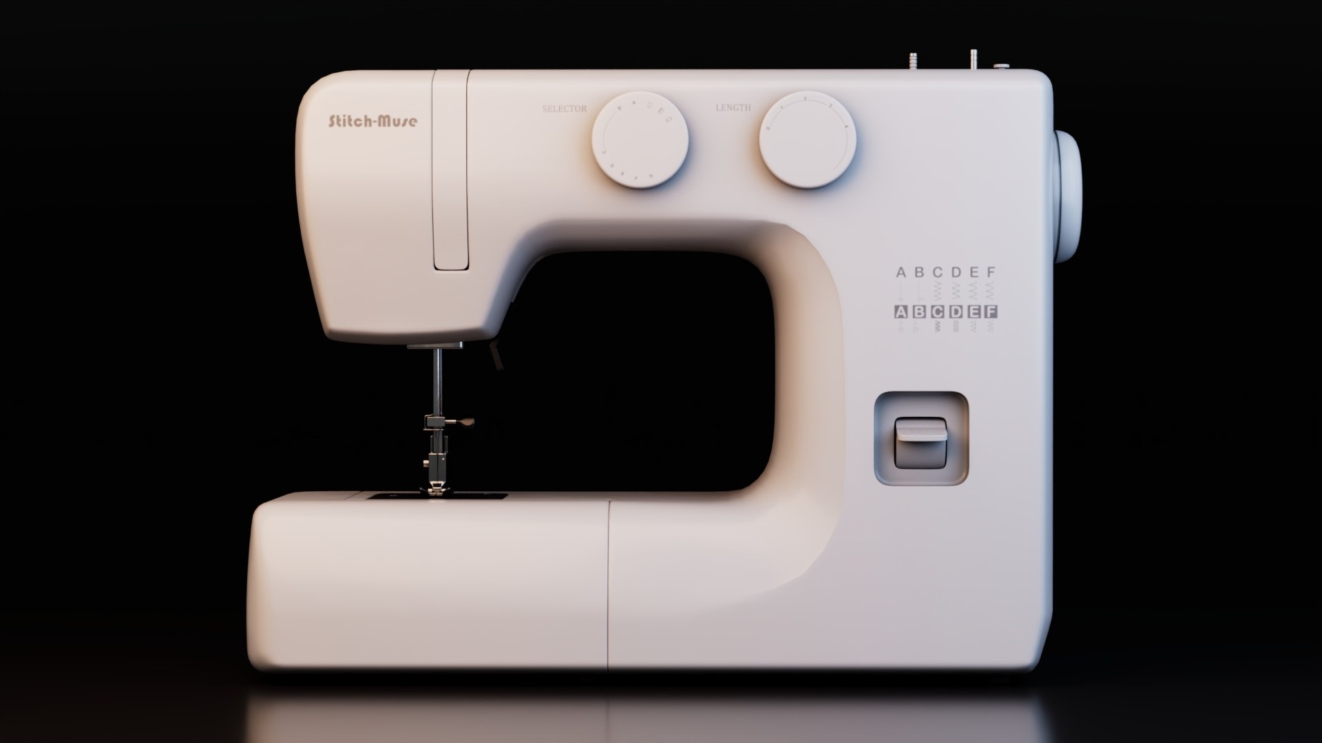 Sewing Machine 3D Model - TurboSquid 2420108