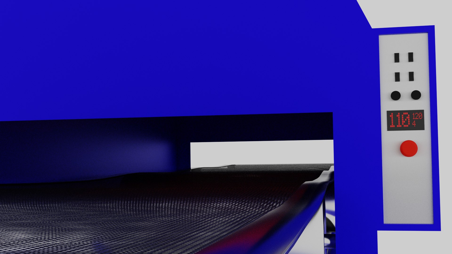 Screen Printing Curing Tunnel 3D Model - TurboSquid 2046868