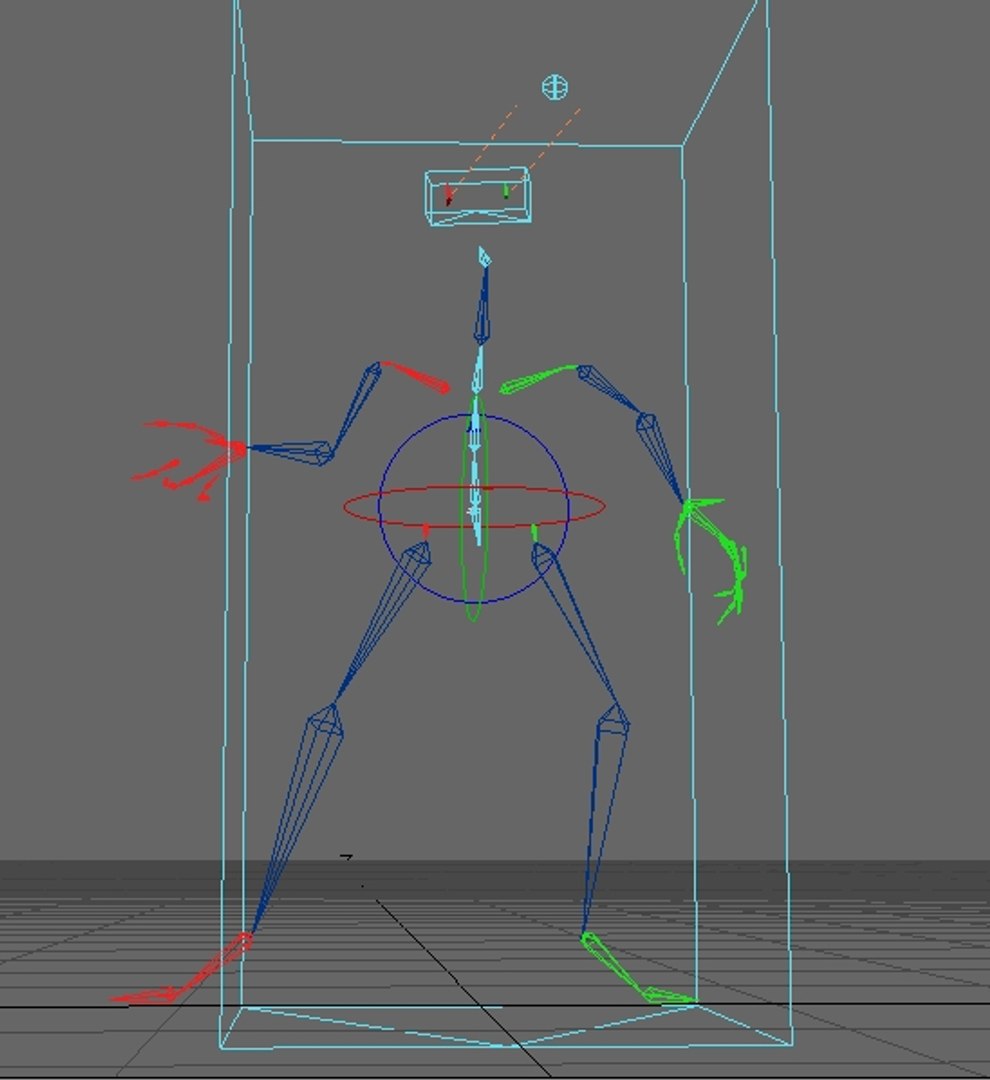 Man Character Rigg 3d Lwo