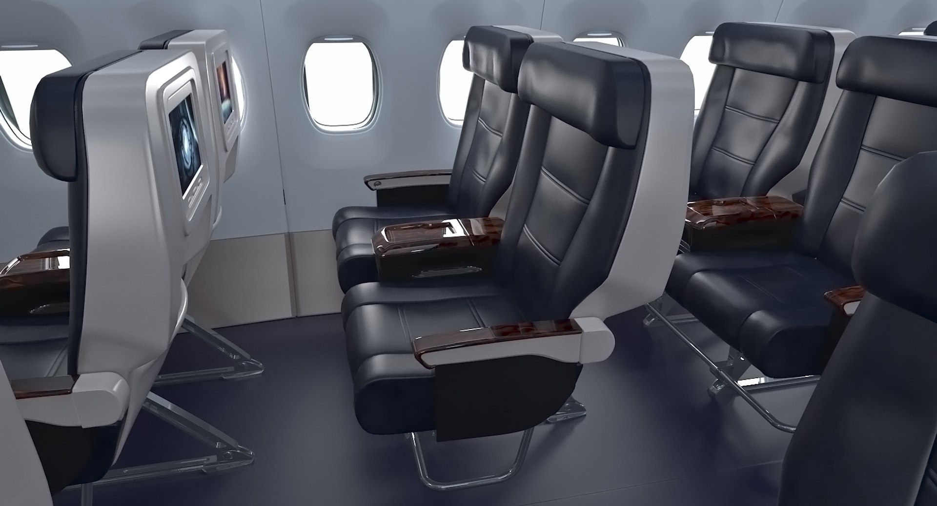 Boeing 737 interior 3D model - TurboSquid 1191819