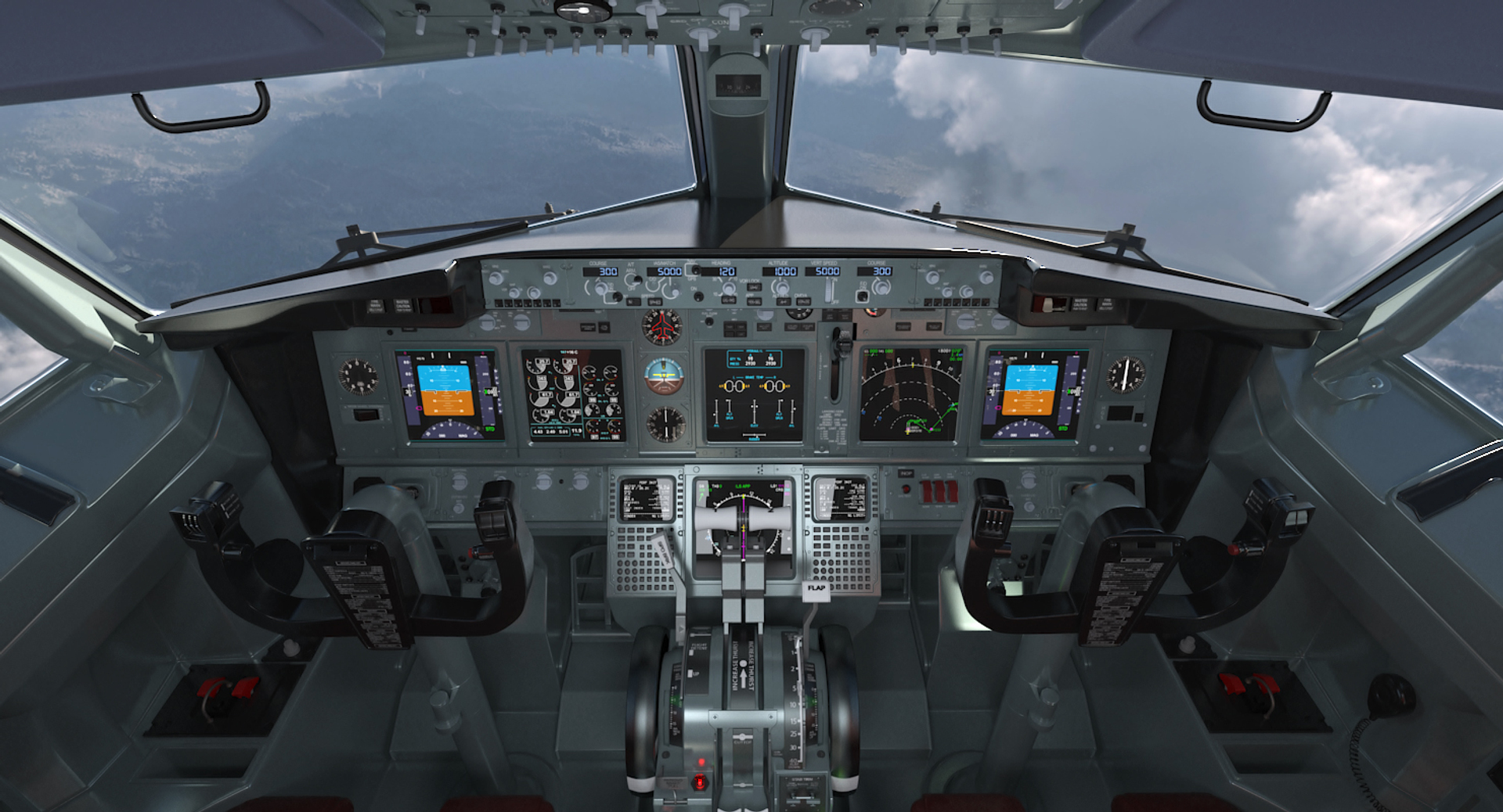 Boeing 737 Interior 3D Model - TurboSquid 1191819