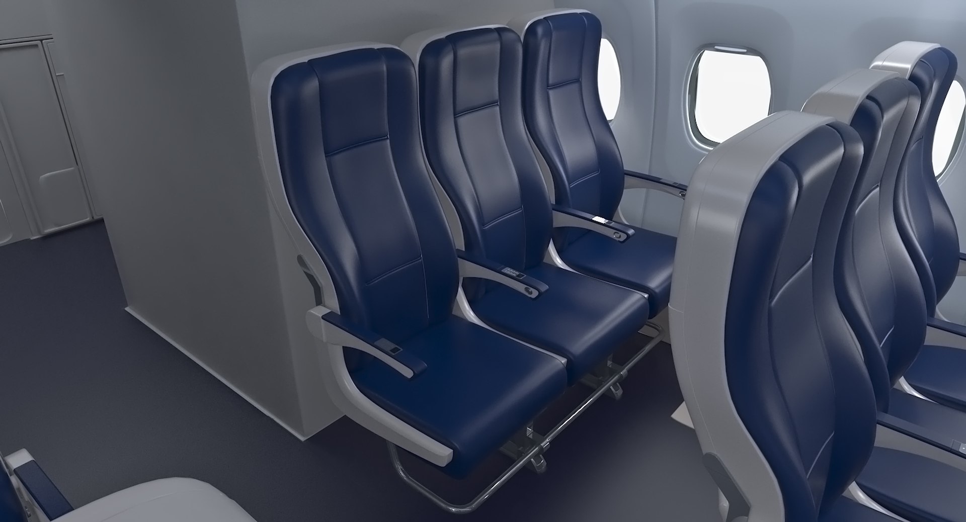 Boeing 737 interior 3D model - TurboSquid 1191819