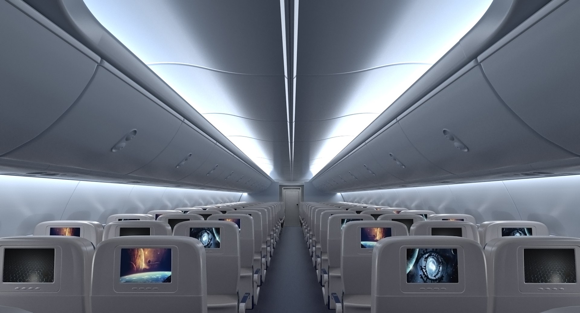 Boeing 737 interior 3D model - TurboSquid 1191819