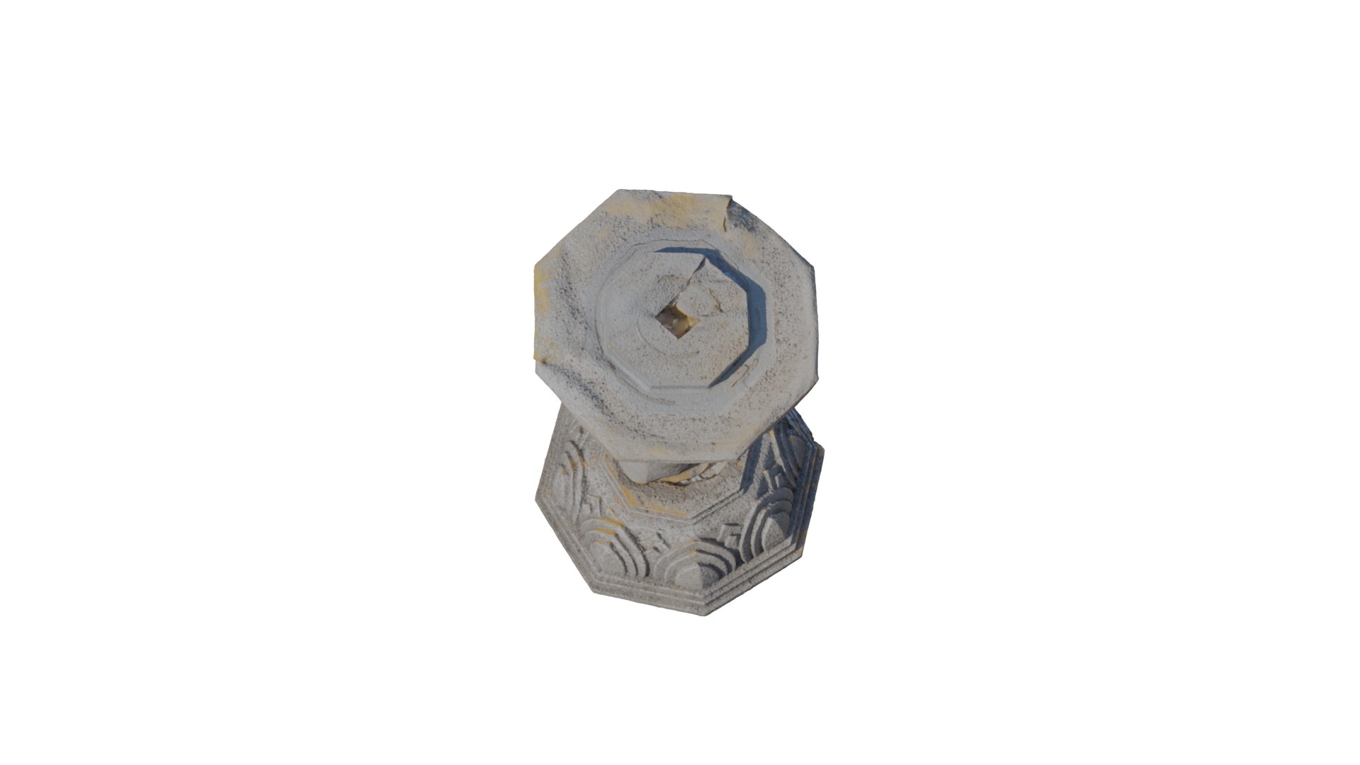 3D Stone Lantern Column Model - TurboSquid 2152488