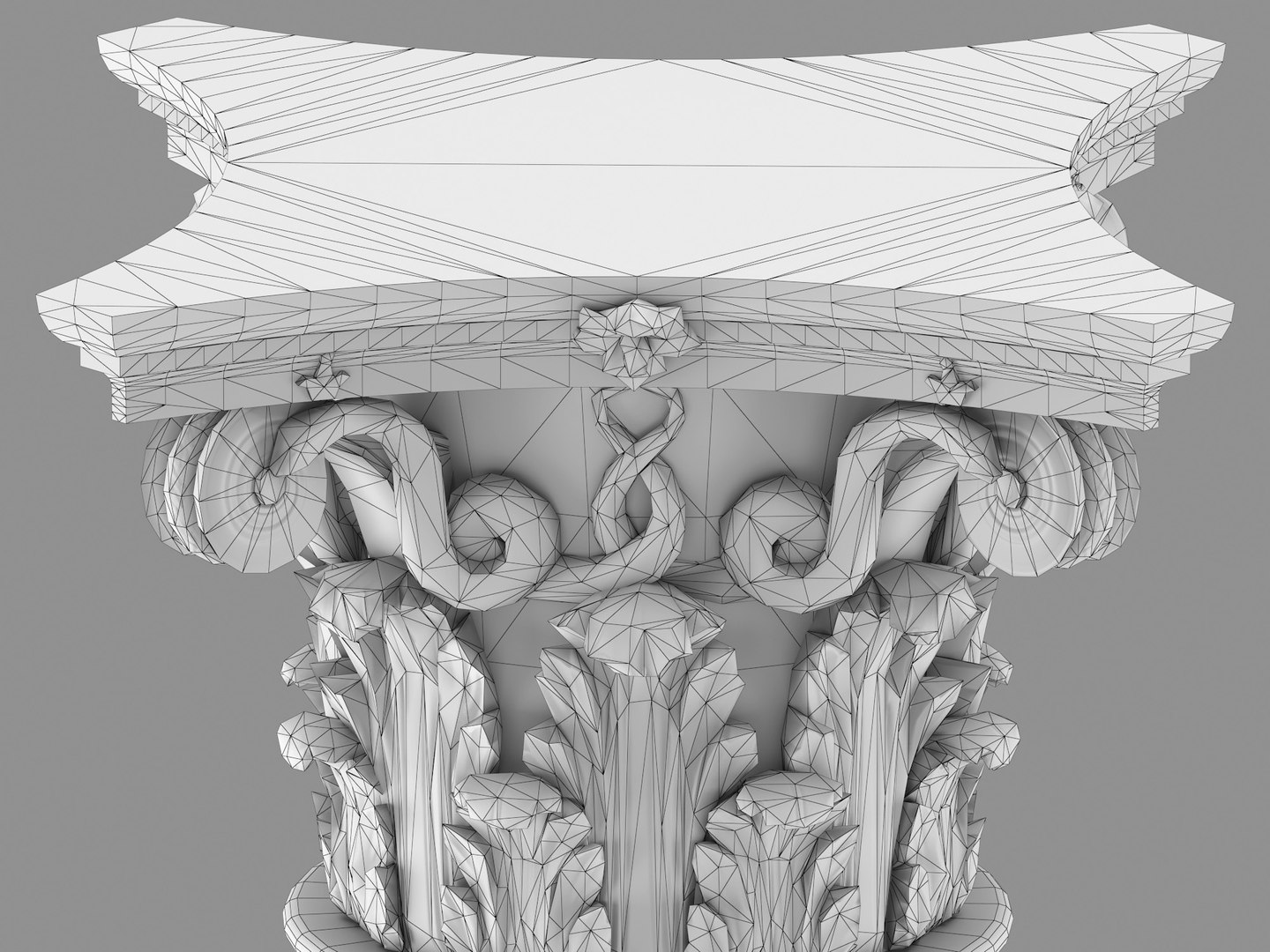 3D Corinthian Column 1 Model - TurboSquid 1792814