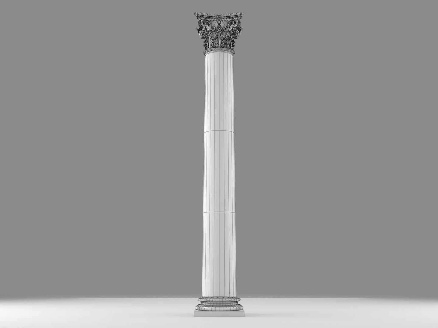 3D Corinthian Column 1 Model - TurboSquid 1792814