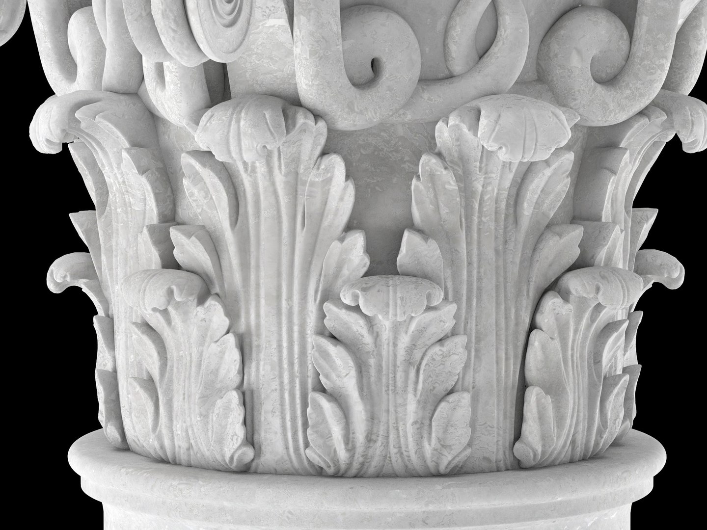 3D Corinthian Column 1 Model - TurboSquid 1792814