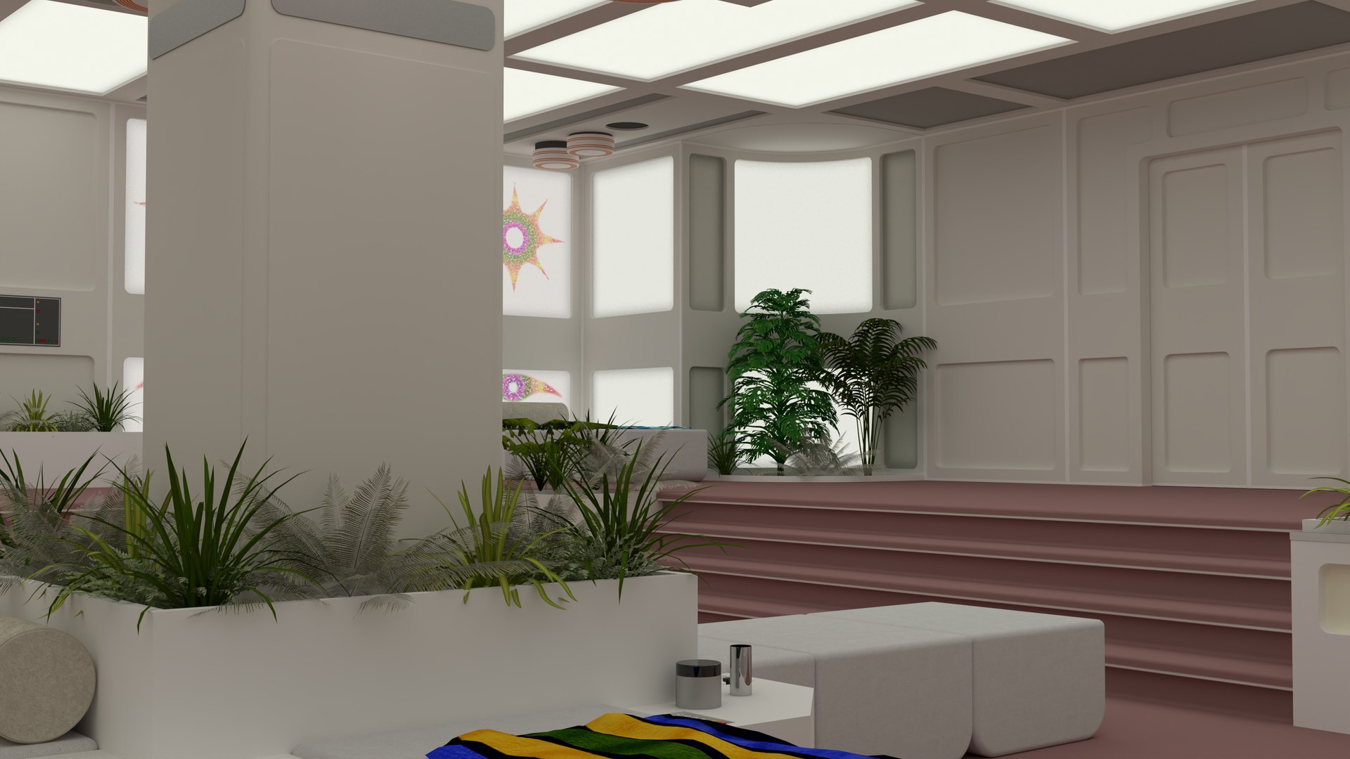 Solarium Area 3D - TurboSquid 2006729