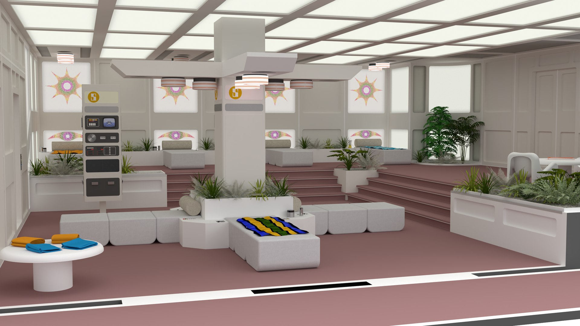 Solarium Area 3D - TurboSquid 2006729