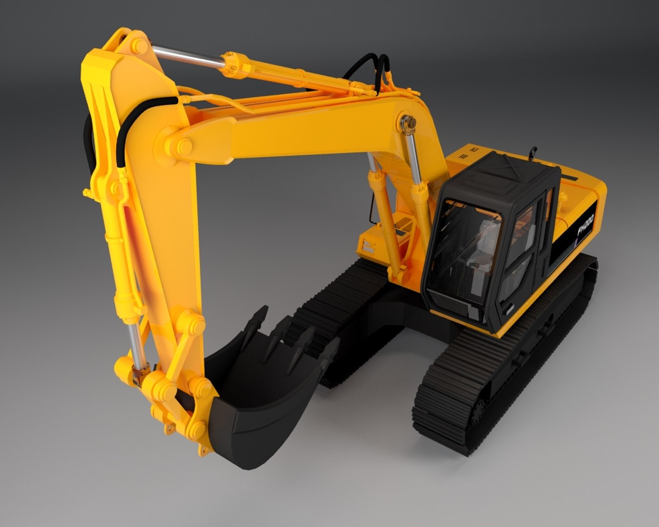 3D Model Excavator Digger - TurboSquid 1493411