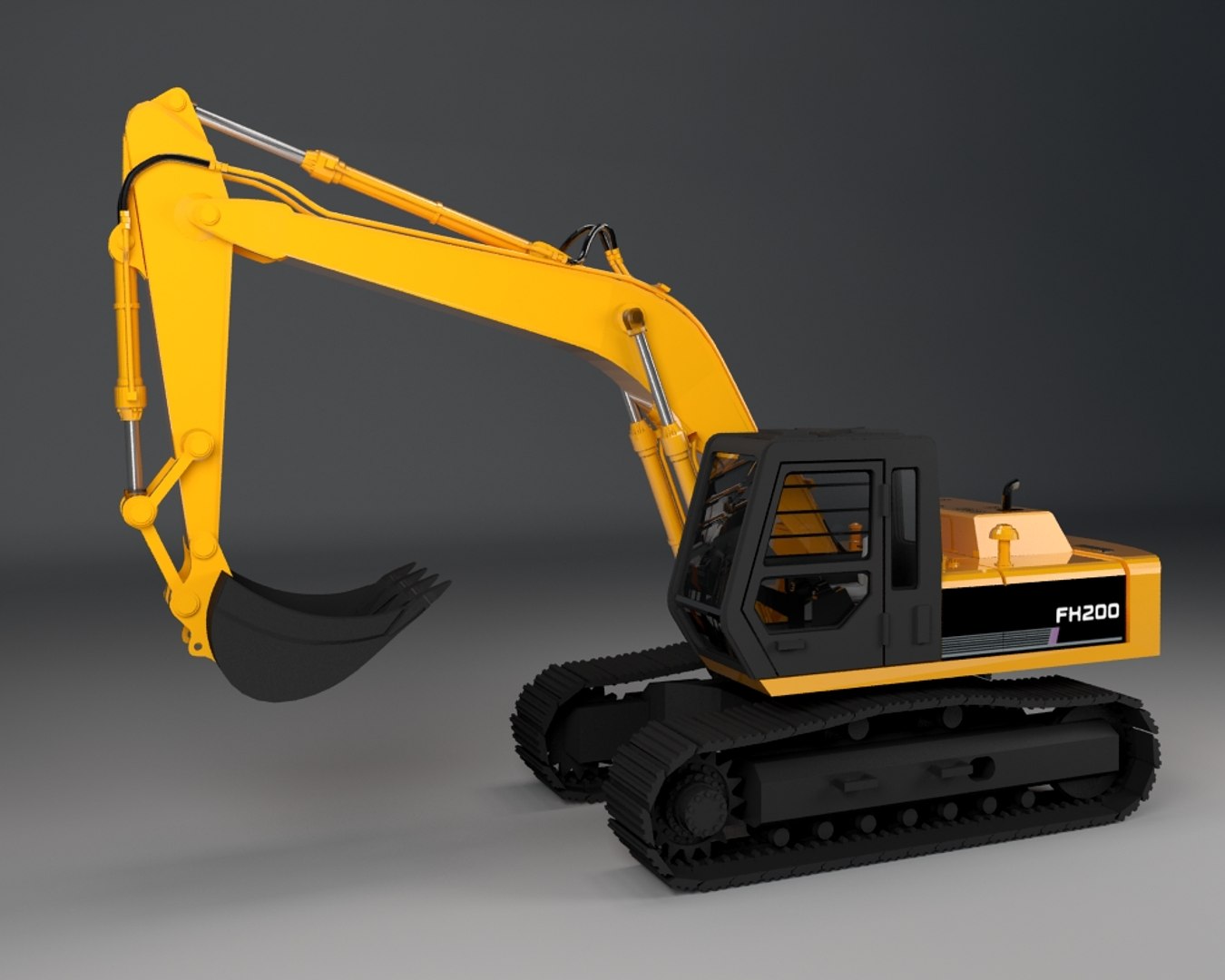 3D Model Excavator Digger - TurboSquid 1493411