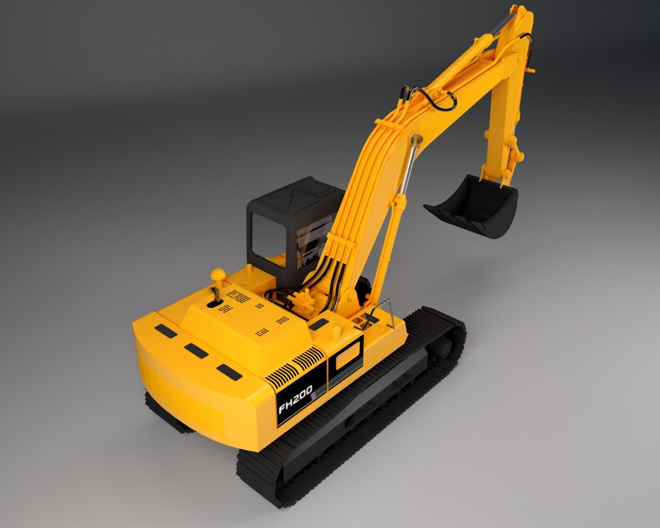 3D Model Excavator Digger - TurboSquid 1493411