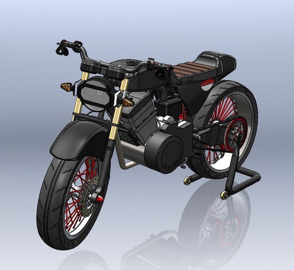 3D Custom Motorcycle model - TurboSquid 2021393