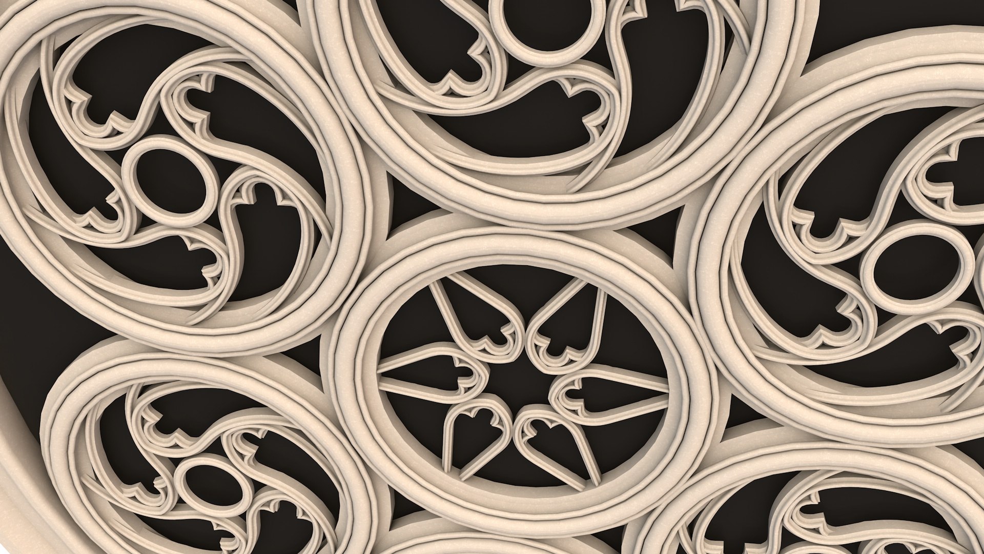 Big Gothic Window Collection 3D Model - TurboSquid 1867845