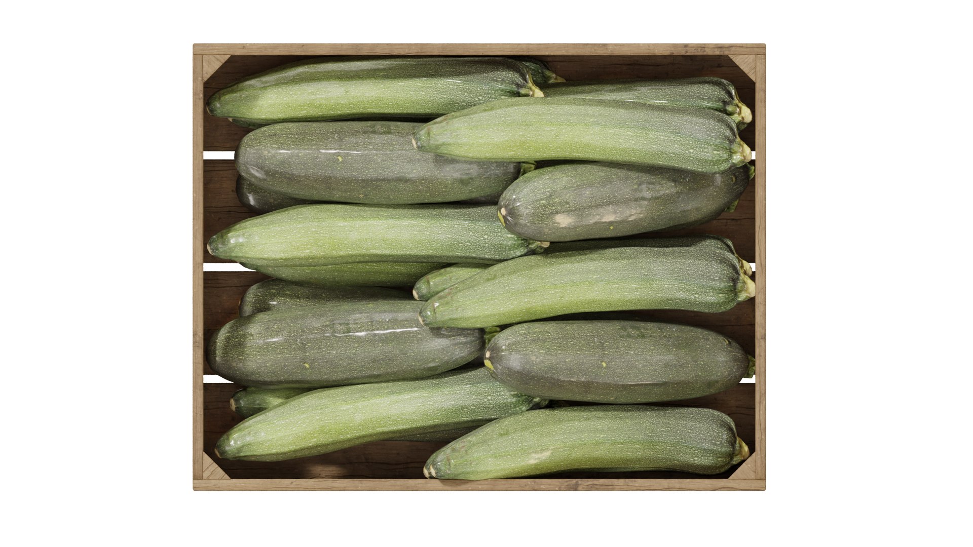 Large Courgette Crates 3D Model - TurboSquid 1967162