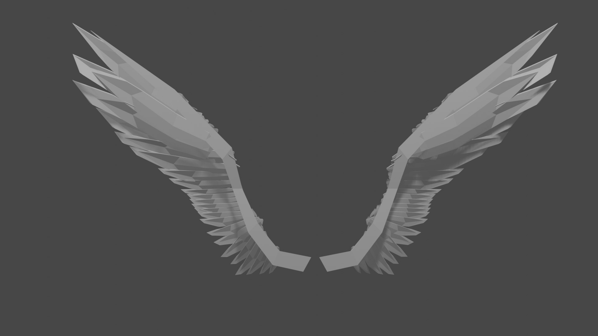 Free Low Poly Angel Wings Model - TurboSquid 2086331