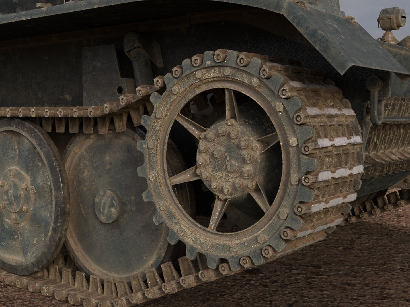 Light Tank Pzkpfw Ii 3d Max