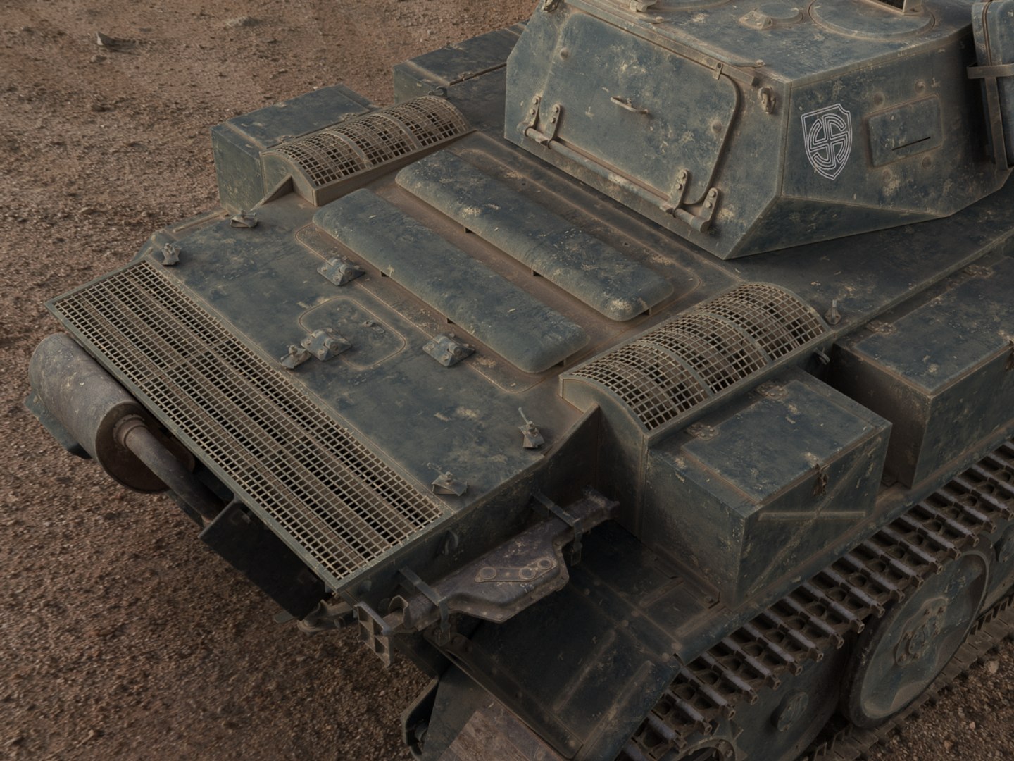 Light Tank Pzkpfw Ii 3d Max