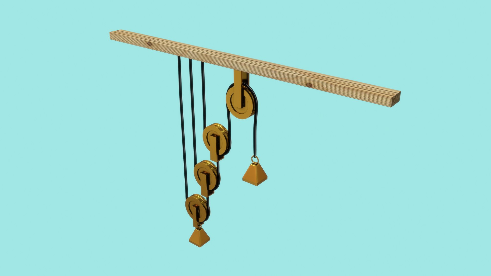 Block And Tackle System Model - TurboSquid 2185708