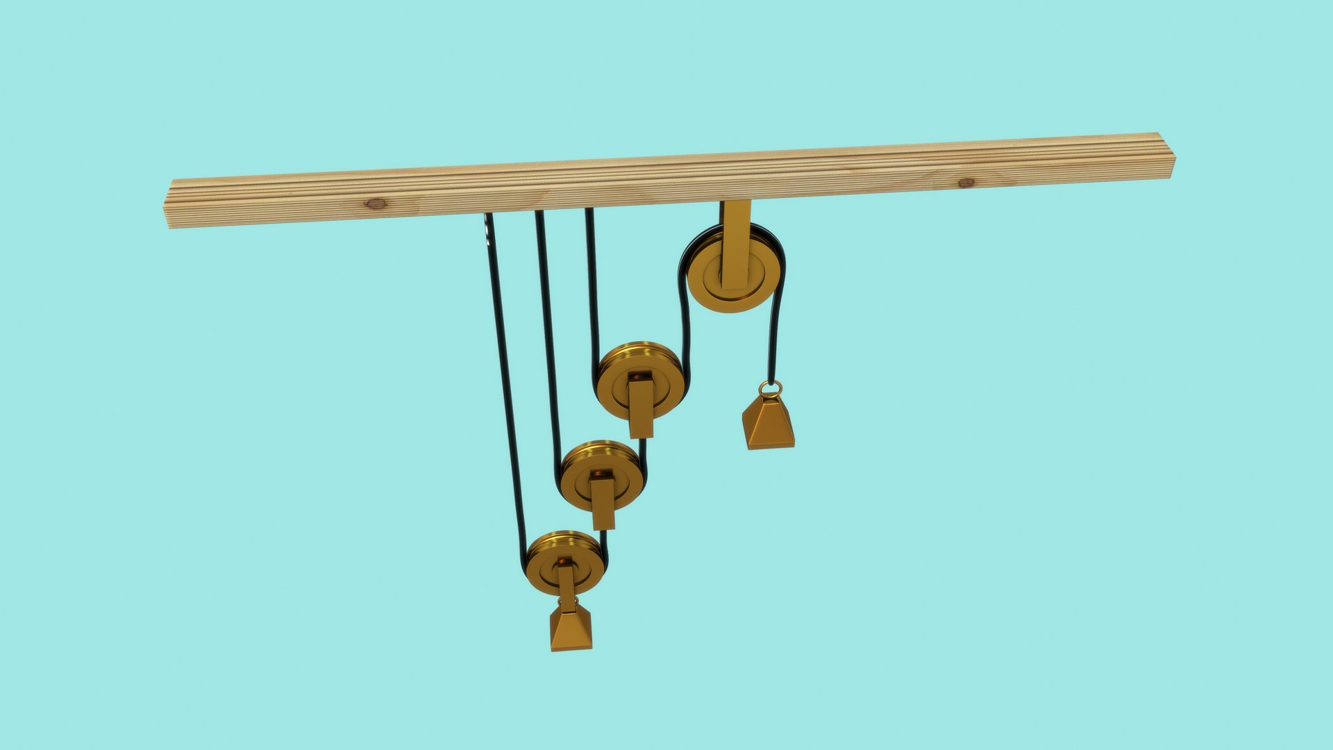 Block And Tackle System Model - TurboSquid 2185708