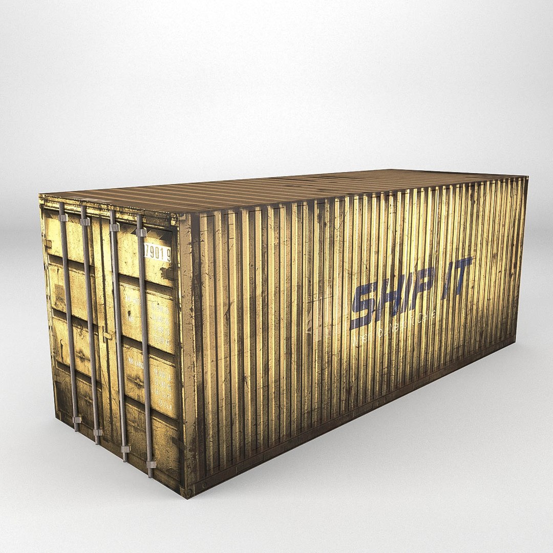 3d Model Containers Battlefield