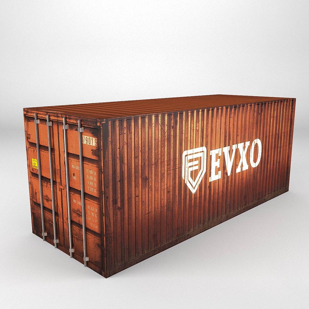 3d Model Containers Battlefield