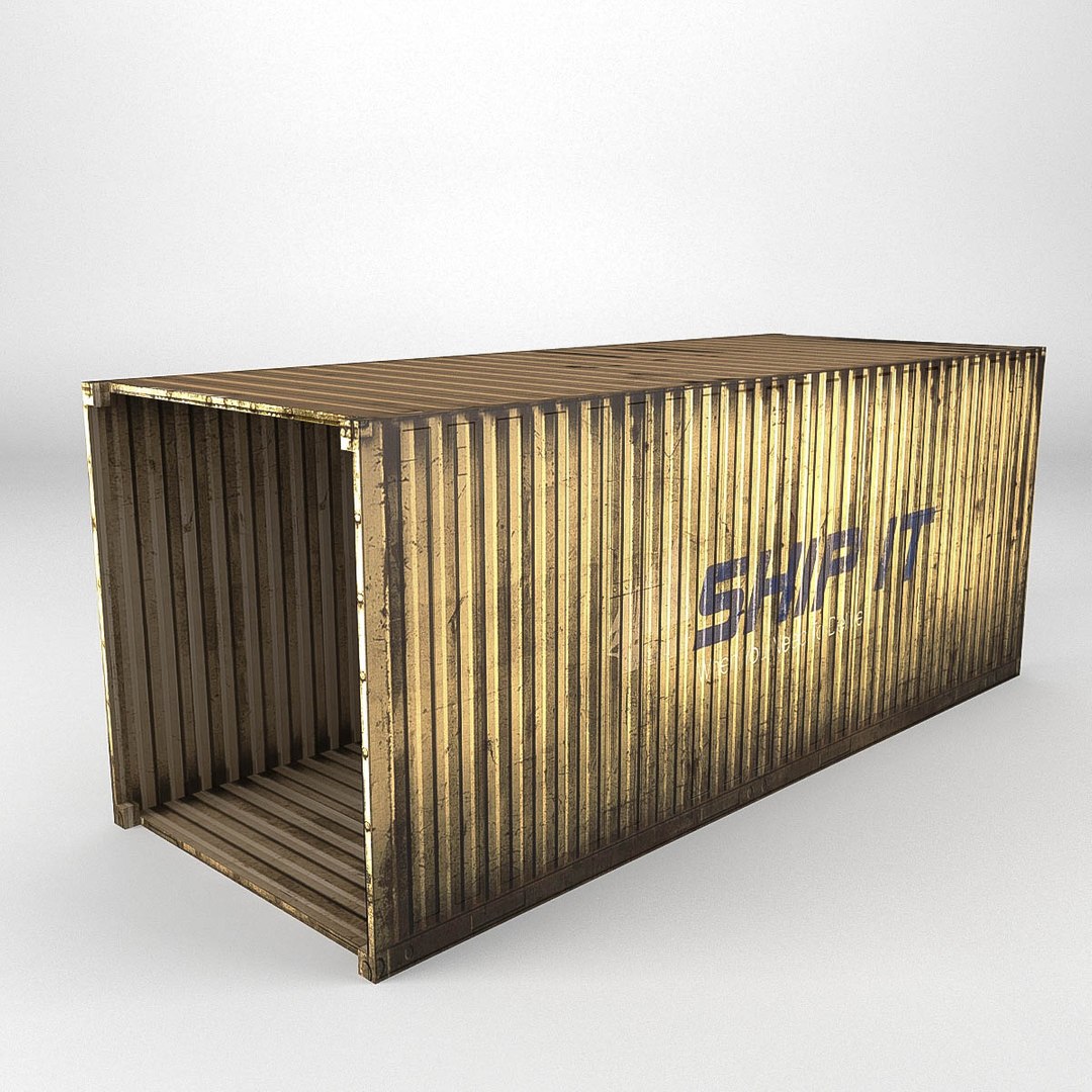 3d Model Containers Battlefield