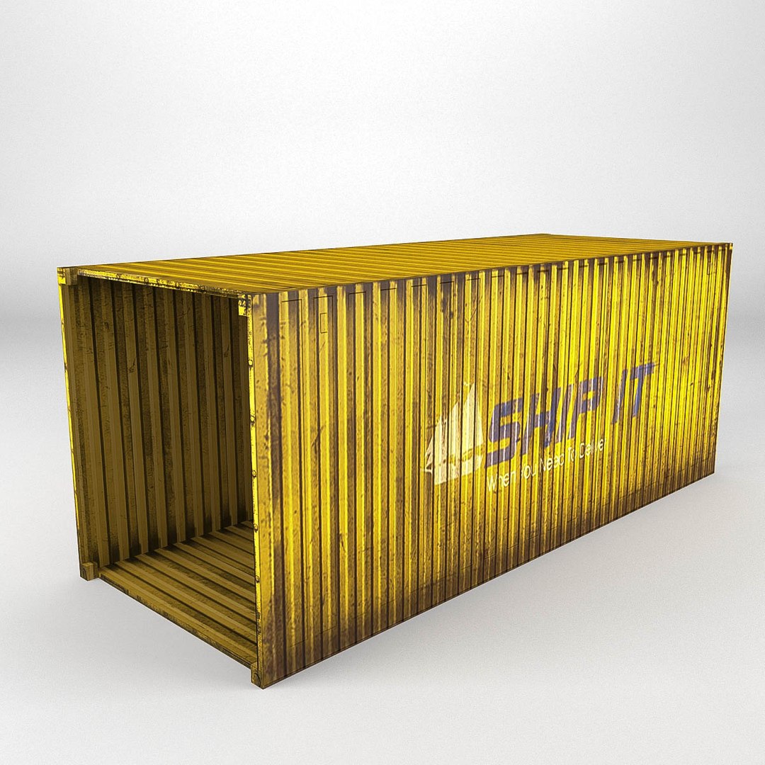 3d Model Containers Battlefield