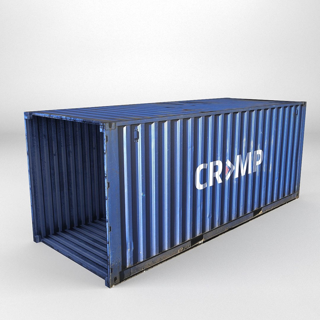 3d Model Containers Battlefield