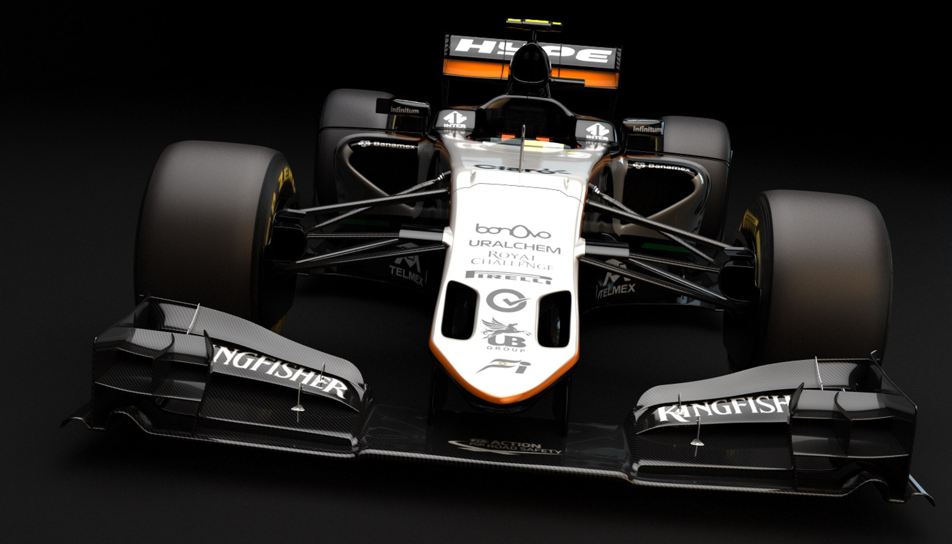 3d Model Of F1 Sahara Force