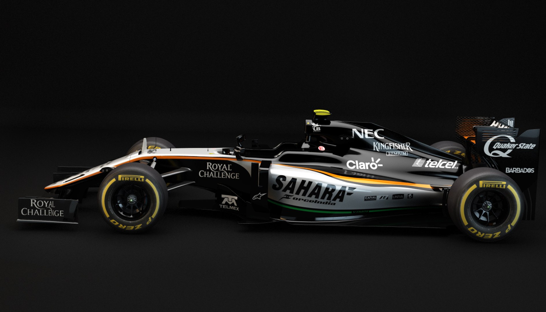 3d Model Of F1 Sahara Force