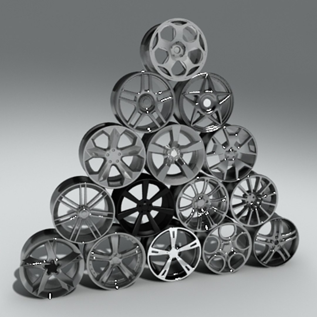 3d Cars Rims Model