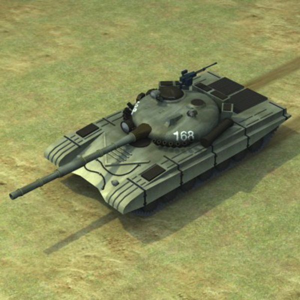 3d t-72m battle tank
