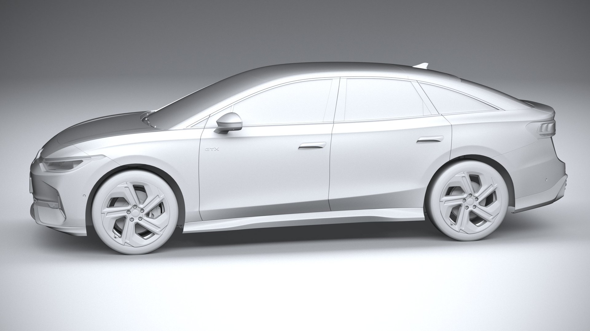 Volkswagen ID7 GTX 2025 3D Model - TurboSquid 2212467