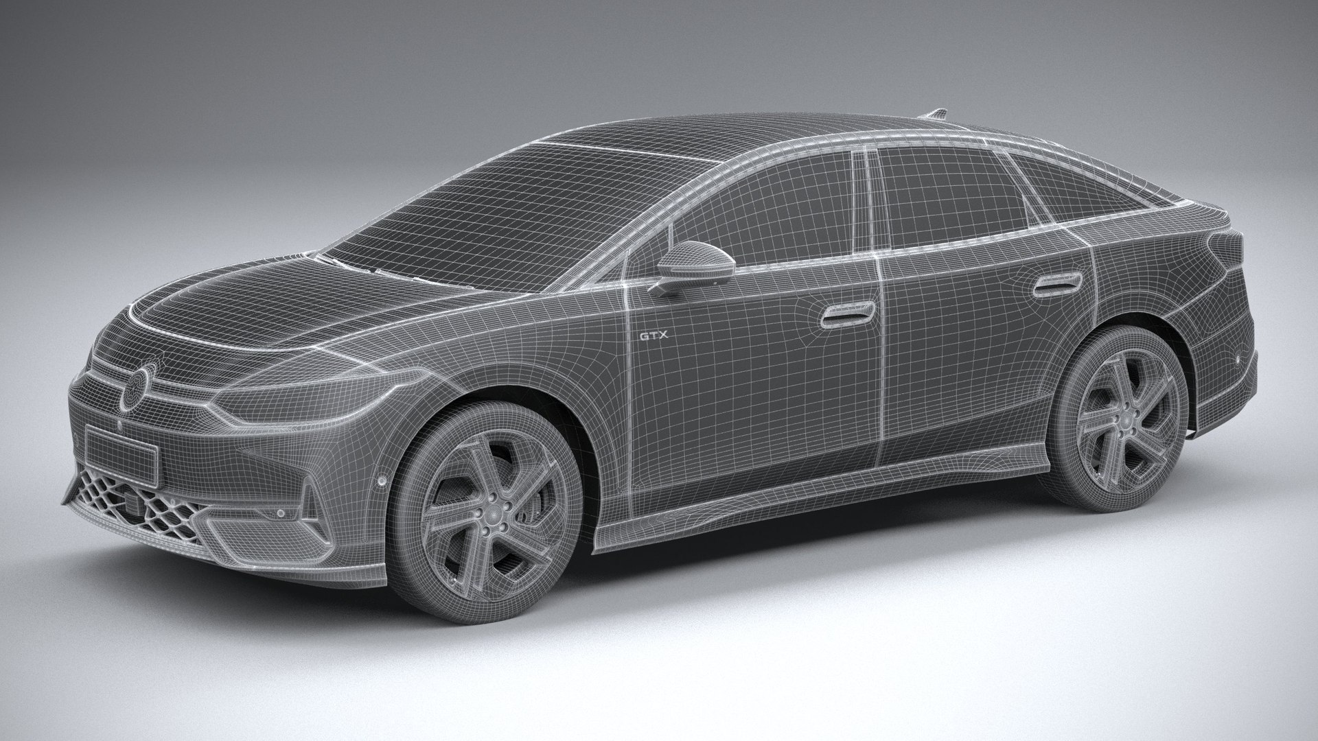 Volkswagen ID7 GTX 2025 3D Model - TurboSquid 2212467