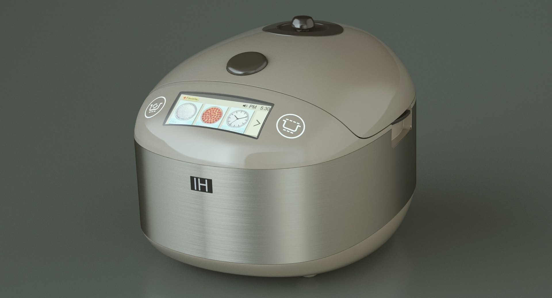 Photoreal Rice Cooker 3ds