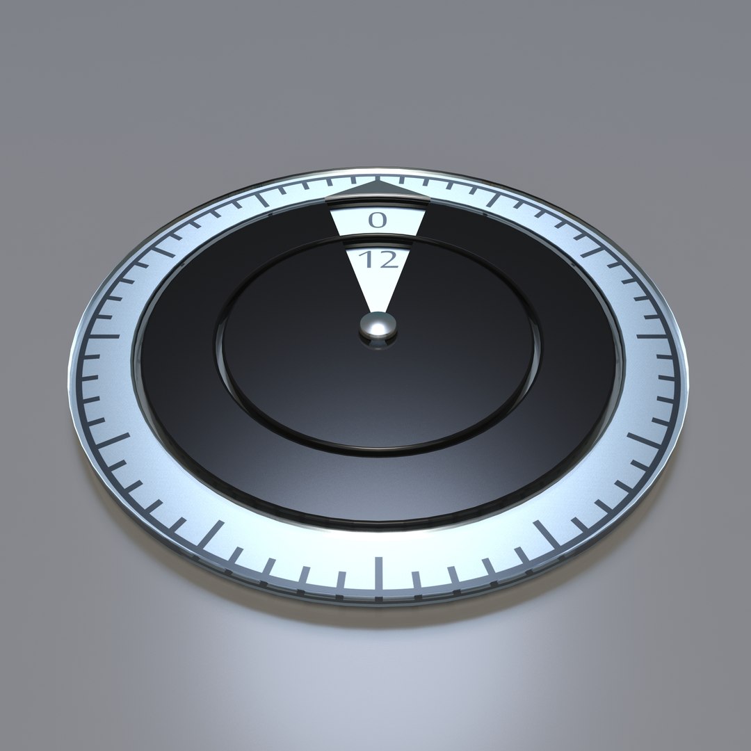 3D Analog-Digital Clock Model - TurboSquid 1981891