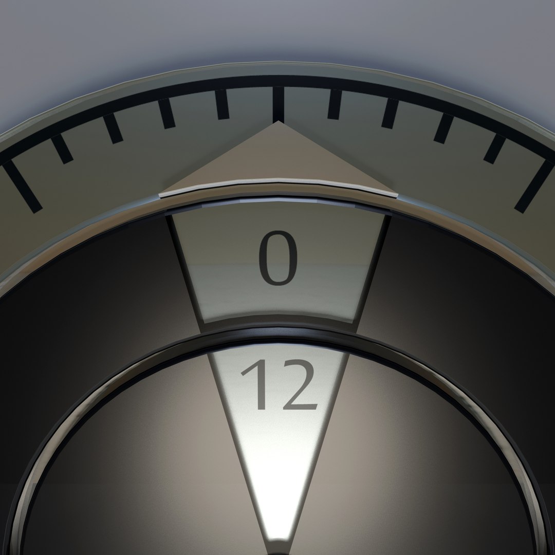 3D Analog-Digital Clock Model - TurboSquid 1981891