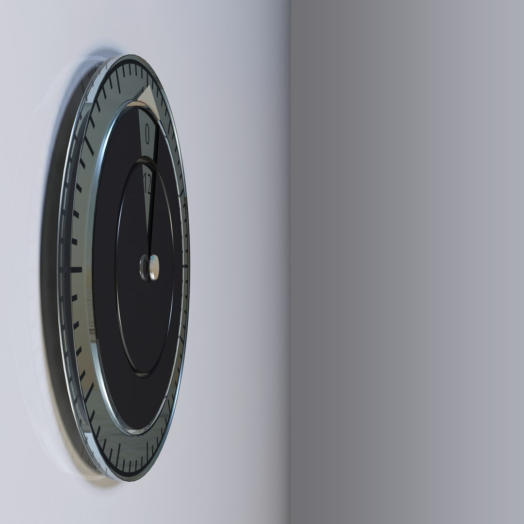 3D Analog-Digital Clock Model - TurboSquid 1981891