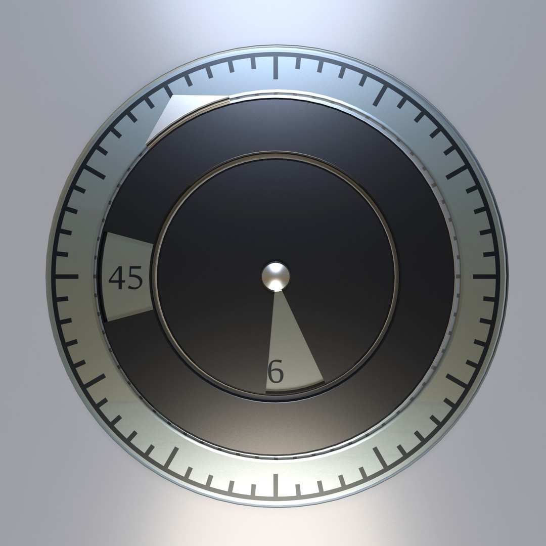 3D Analog-Digital Clock Model - TurboSquid 1981891