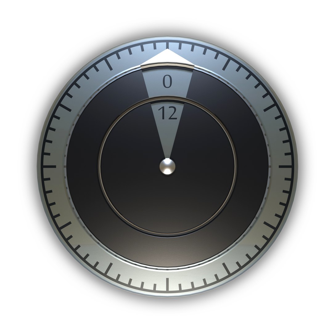 3D Analog-Digital Clock Model - TurboSquid 1981891