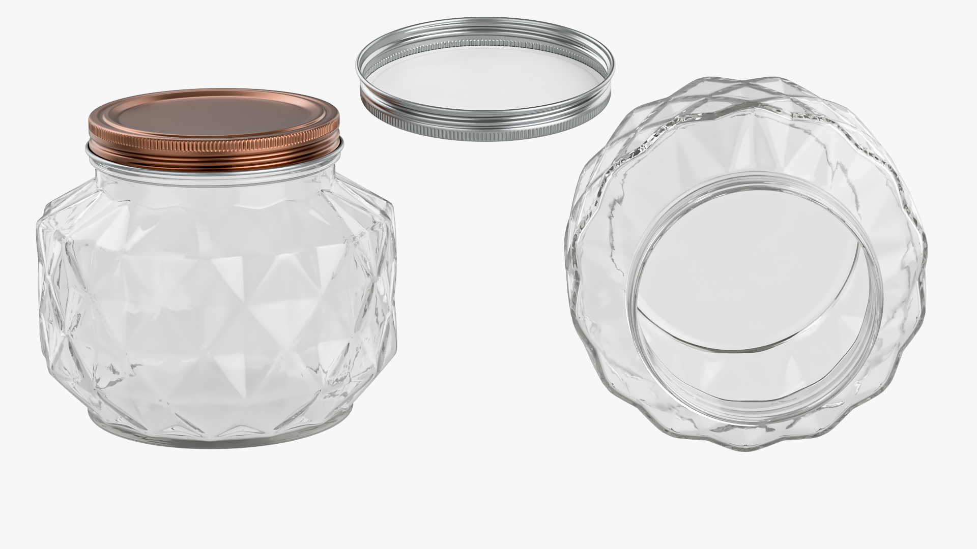 3D Diamond Jars Collection - TurboSquid 2255335