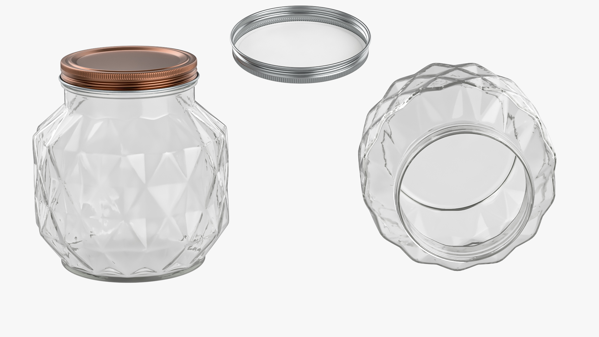 3D Diamond Jars Collection - TurboSquid 2255335