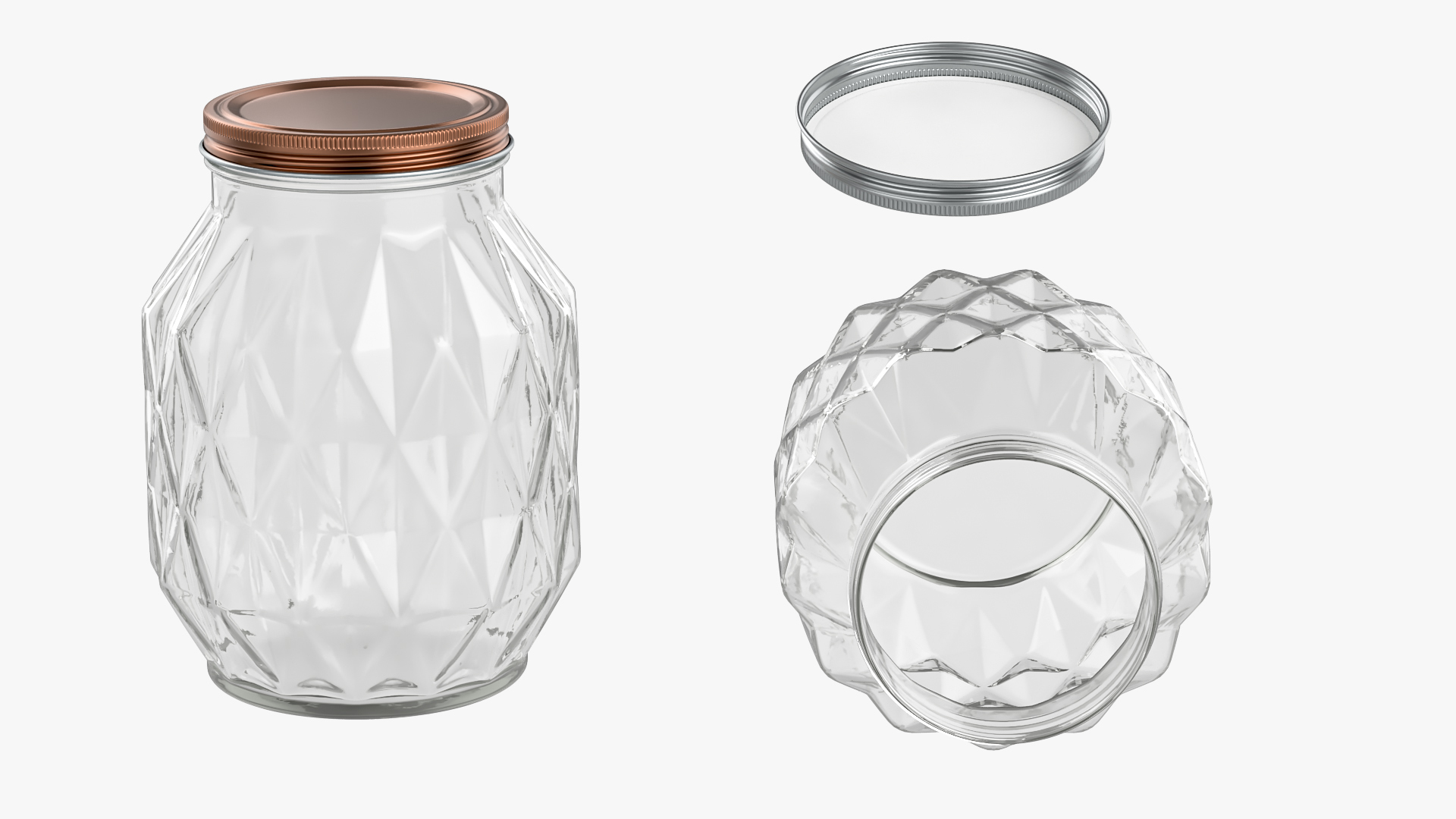 3D Diamond Jars Collection - TurboSquid 2255335